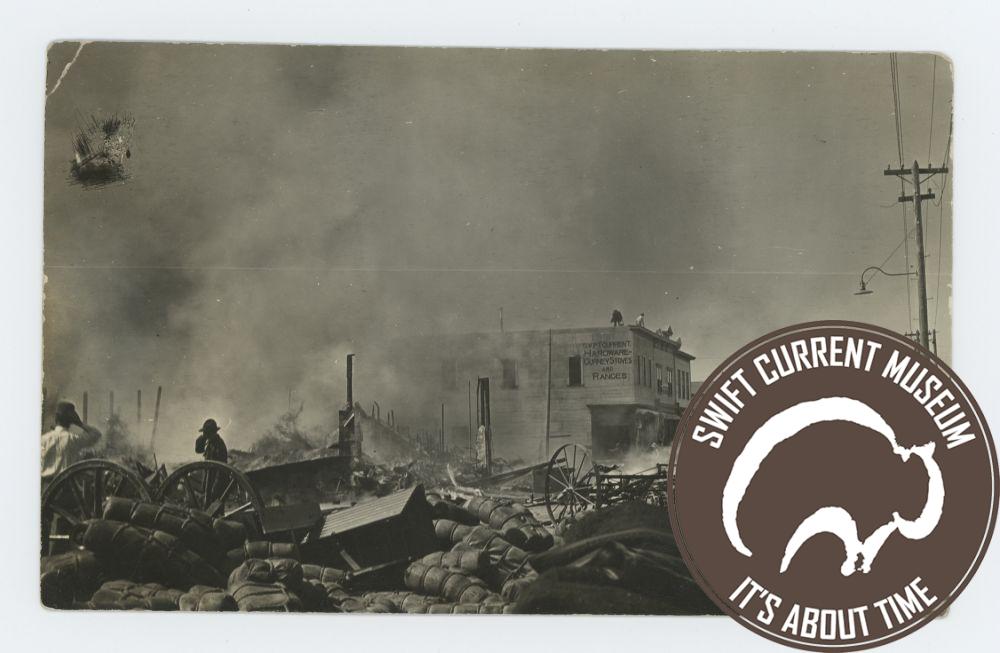 Swift Current Museum : Image/Video/Sound : Central Avenue Fire, Swift ...